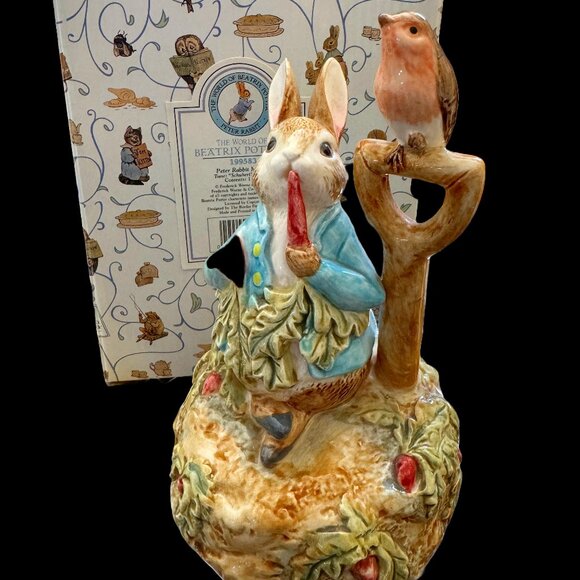 Beatrix Potter | Other | Peter Rabbit Porcelain Music Box Schuberts ...